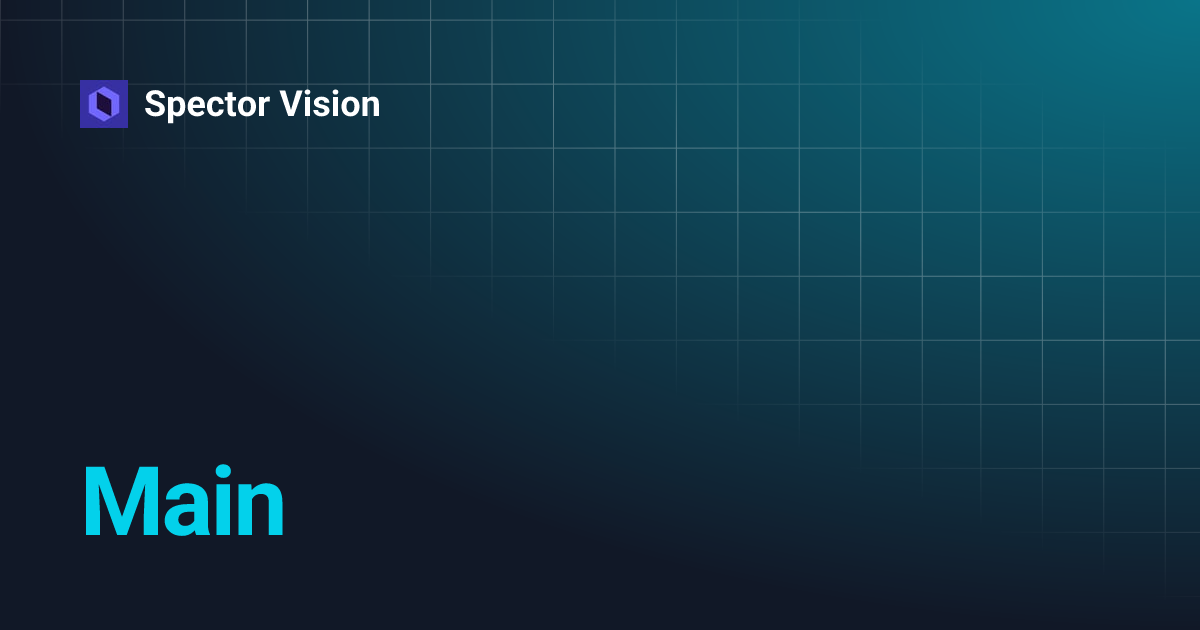 Main | Spector Vision
